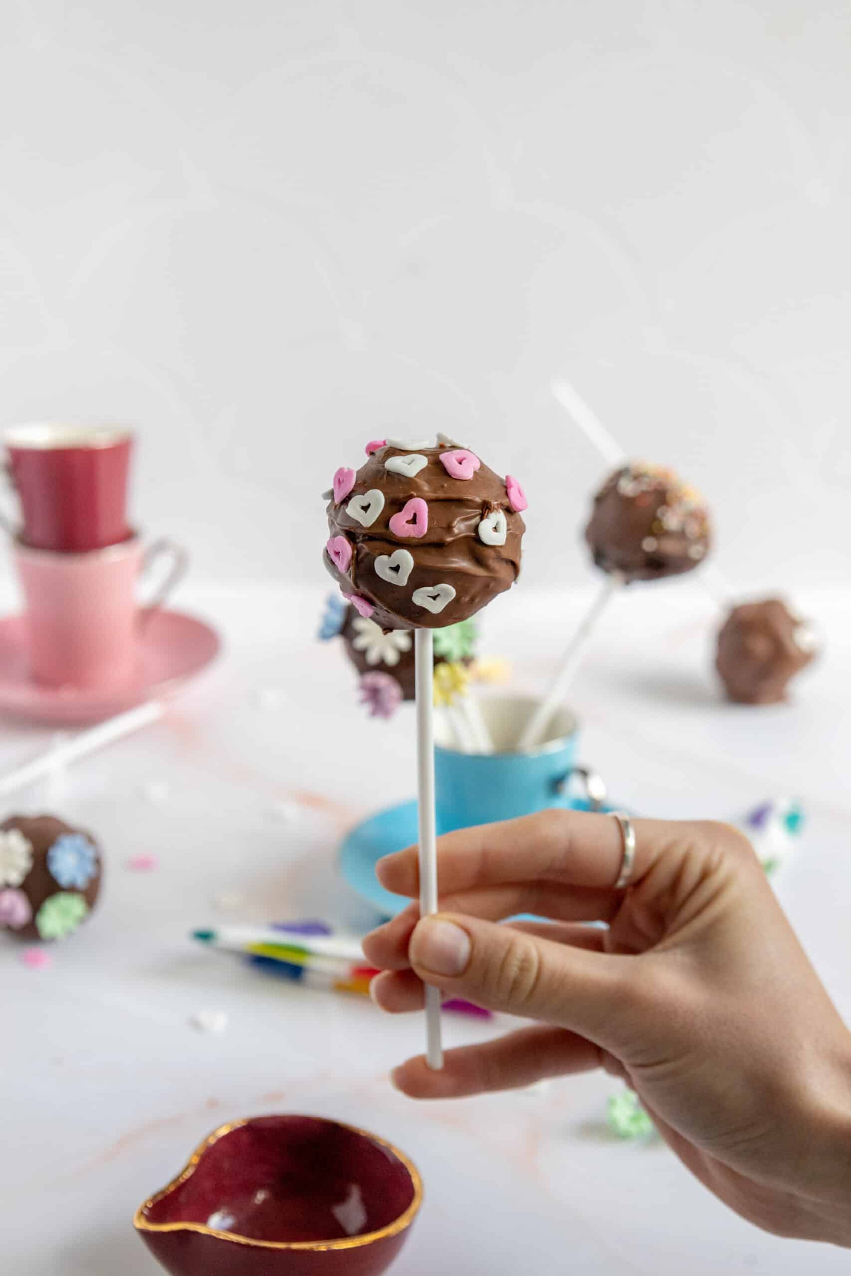 Birthday Cake Pops (Starbucks Copycat) - Cream Cheese + Lemon Squeeze