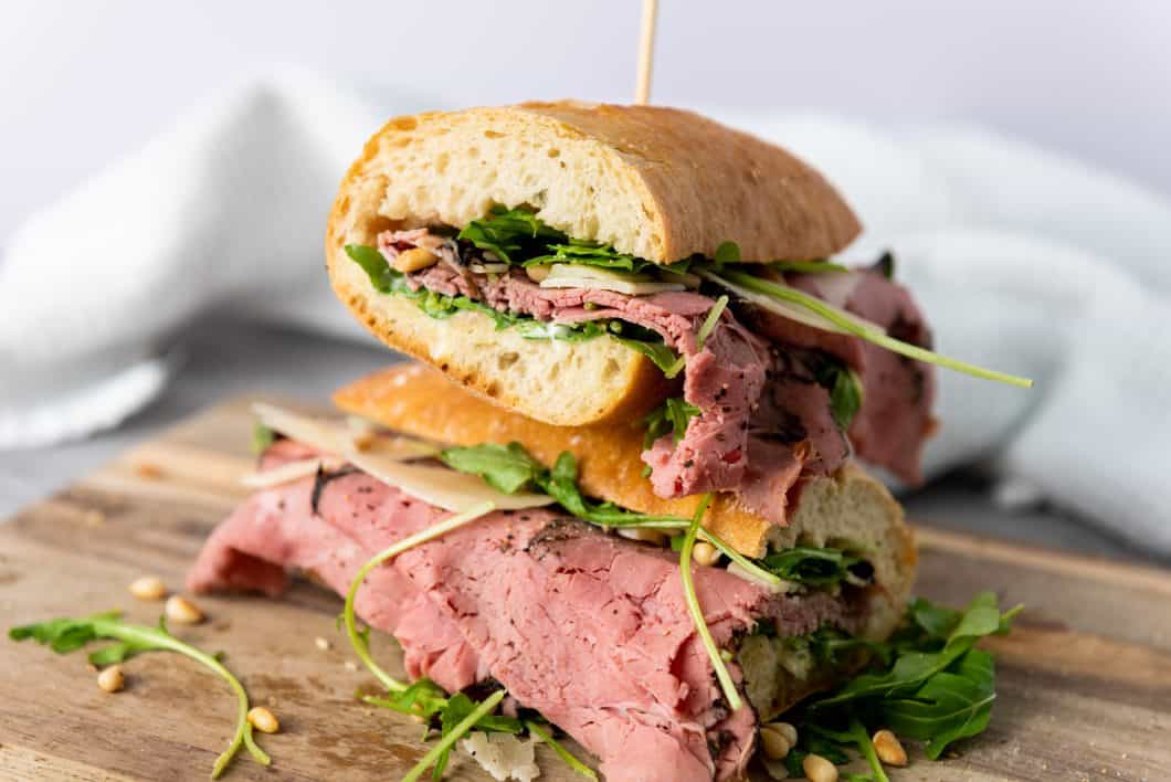 Truffle-Mayo Roast Beef Sandwich Recipe Unveiled - Cream Cheese + Lemon ...
