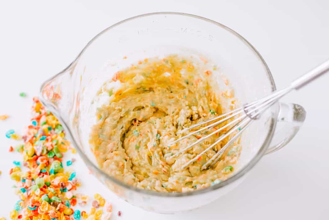 Fruity Pebble Donuts - Cream Cheese + Lemon Squeeze