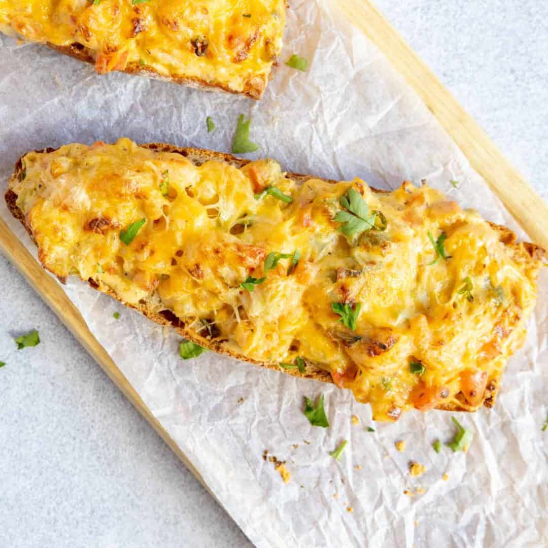 New Orleans Crawfish Bread (No Mayo!) - Cream Cheese + Lemon Squeeze